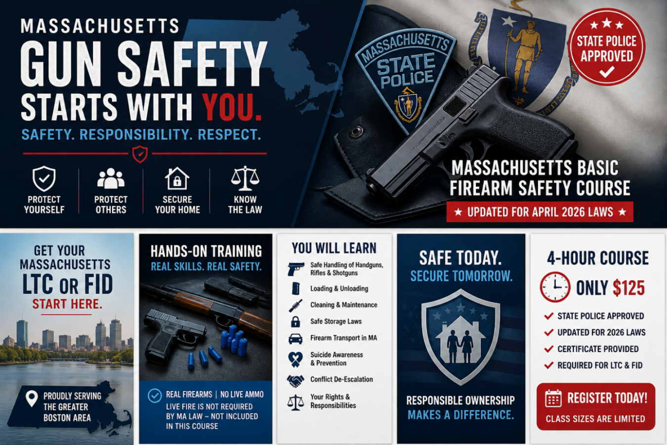 Defensive Edge Firearm Safety Classes - Mass License to Carry Gun ...